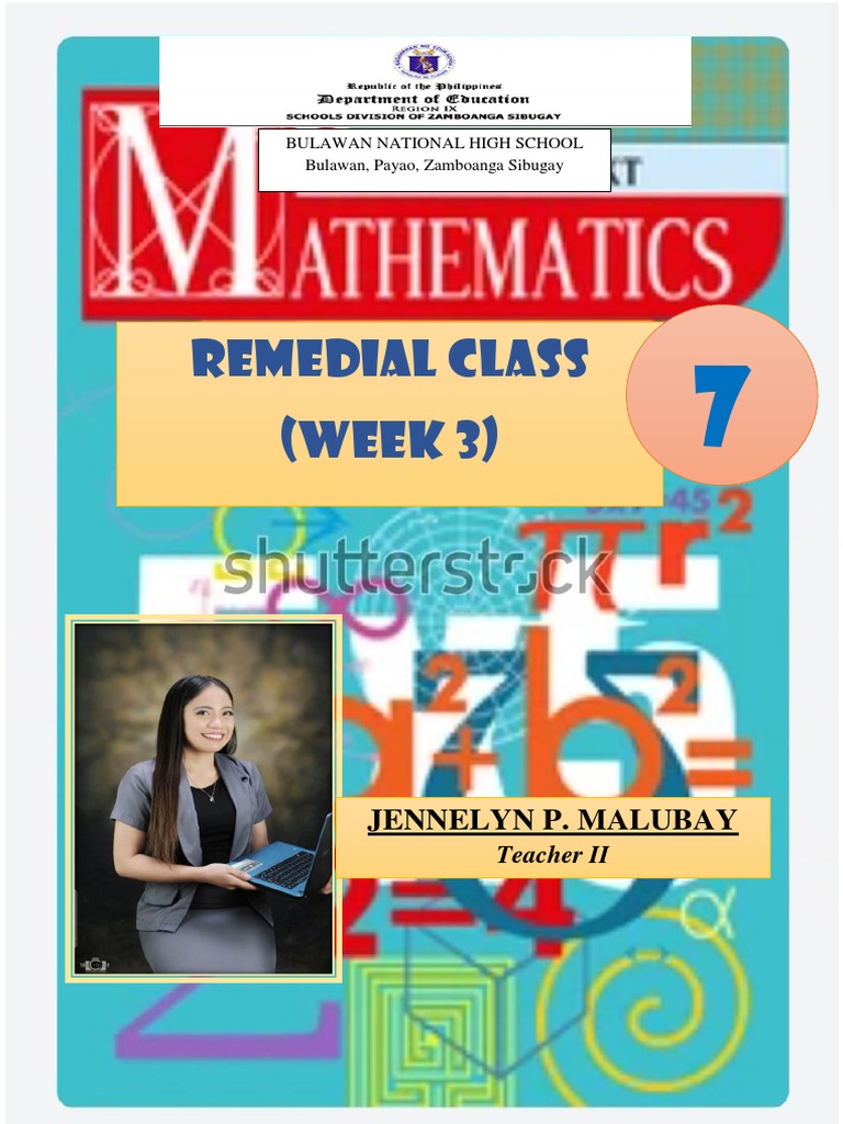 Learning Activity Sheets Week 3 | PDF | Multiplication | Integer