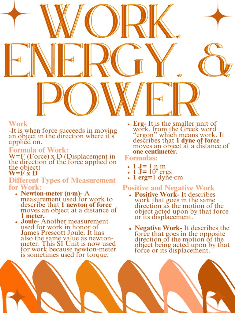 Work, Energy, and Power Notes | PDF