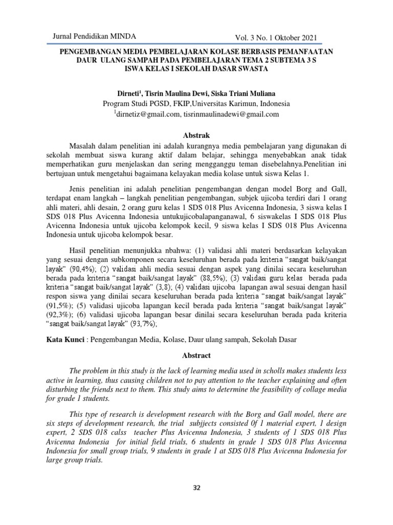 440-Article Text-1392-1-10-20211102 | PDF | Karier & Perkembangan