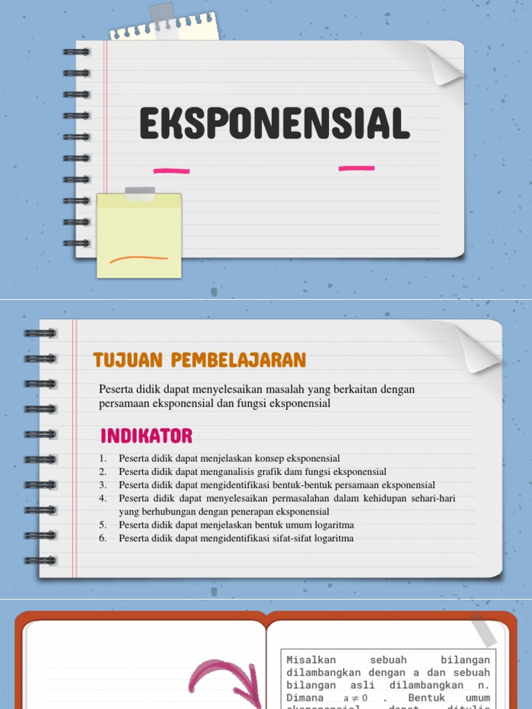 Persamaan dan Fungsi Eksponensial Kelas 10 | PDF