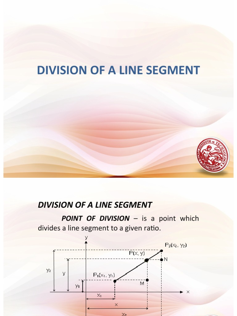 Day 4 - Division of A Line Segment | PDF