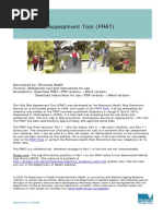 Fall Risk Assessment Form | PDF | Dementia | Medical Specialties