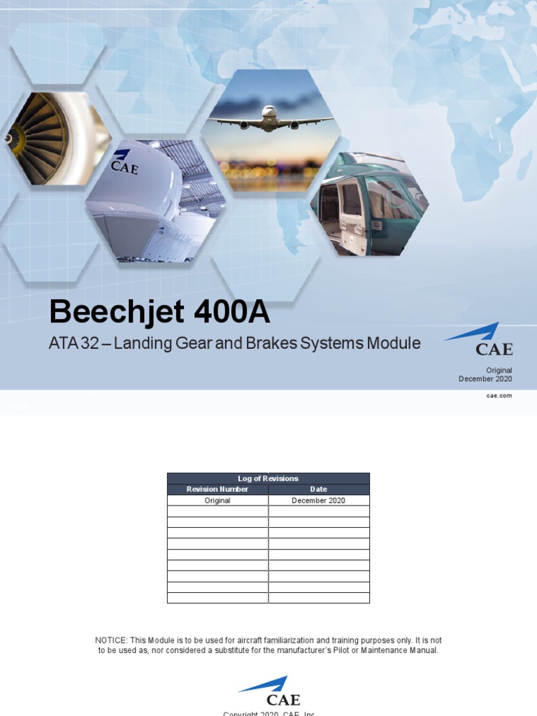 ATA 32 - Landing Gear and Brakes Systems Module | PDF | Landing Gear | Valve