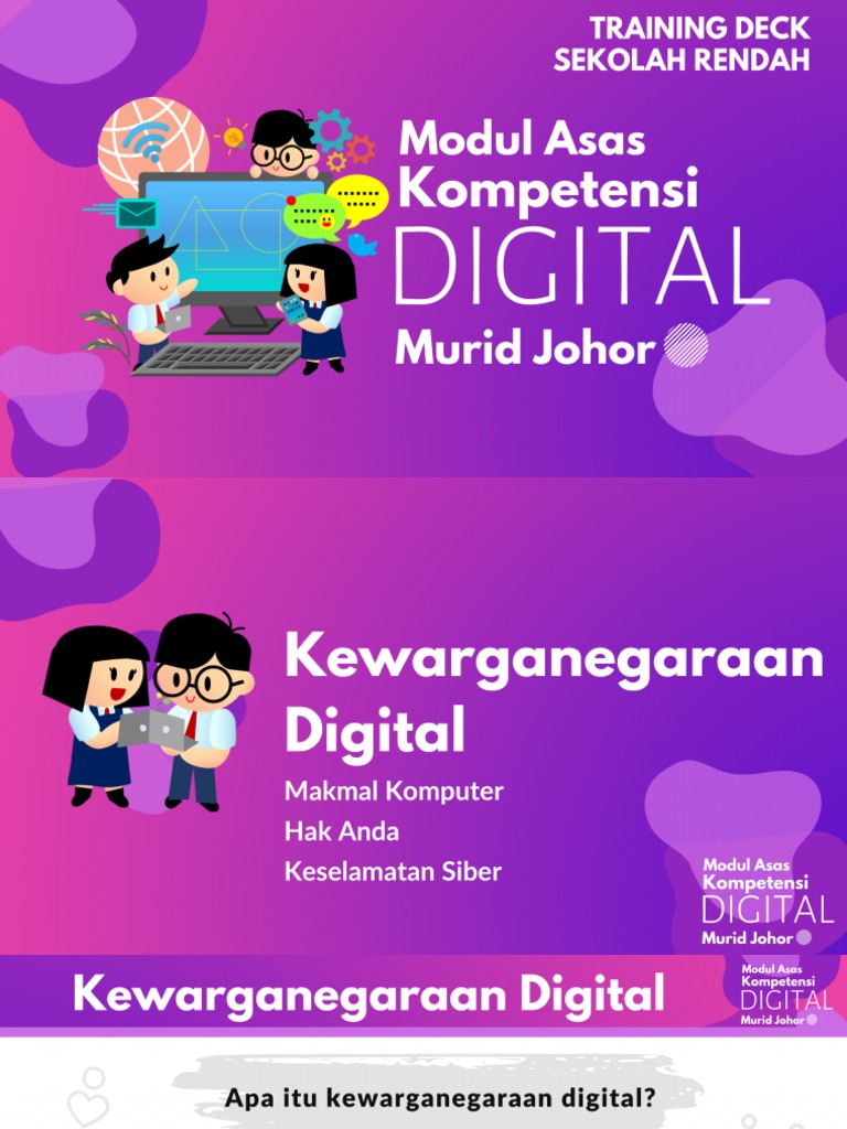SR Modul Asas Kompetensi Digital Training Deck (v2) | PDF