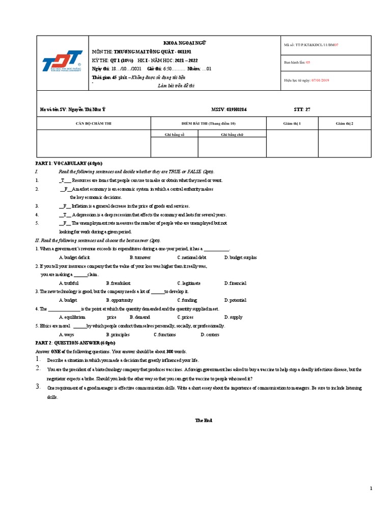 De thi TMQT -10% | PDF