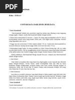 Contoh Data Nominal, Ordinal, Interval, Rasio | PDF