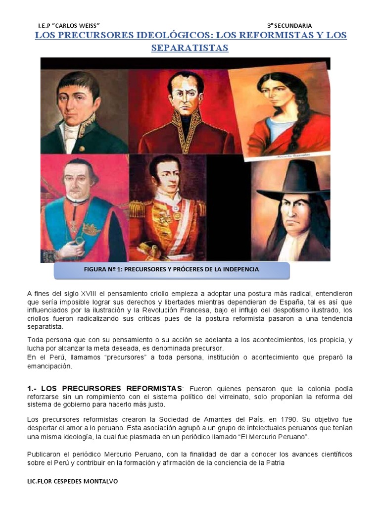 PRECURSORES | PDF | Perú | América del Sur