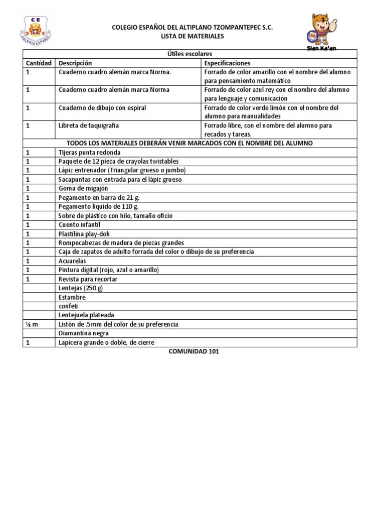 Lista de Los 3 Grados | PDF