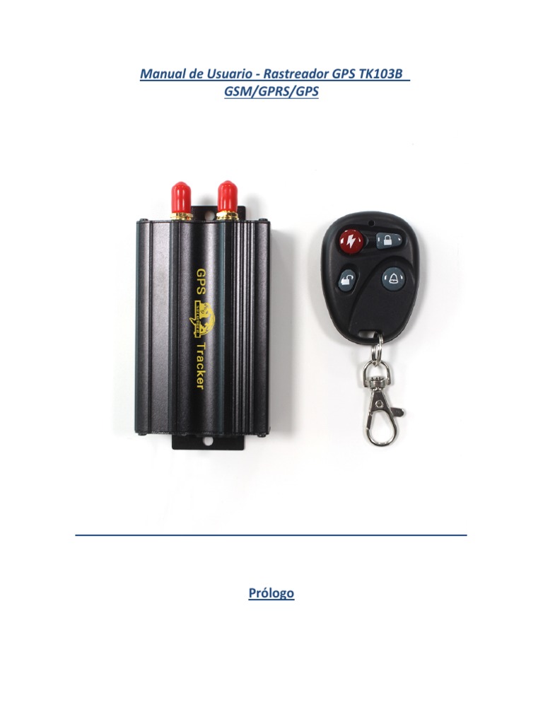 Tk103b Spanish Manual - Gps-1 | PDF
