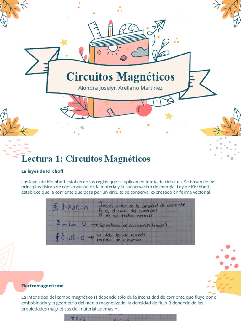 Circuitos Magneticos | PDF | Campo magnético | Corriente eléctrica