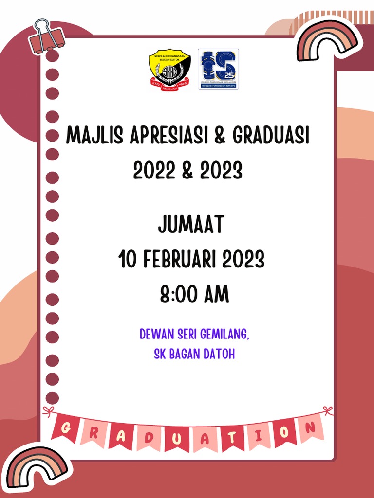 Majlis Apresiasi & Graduasi 2022:2023 | PDF