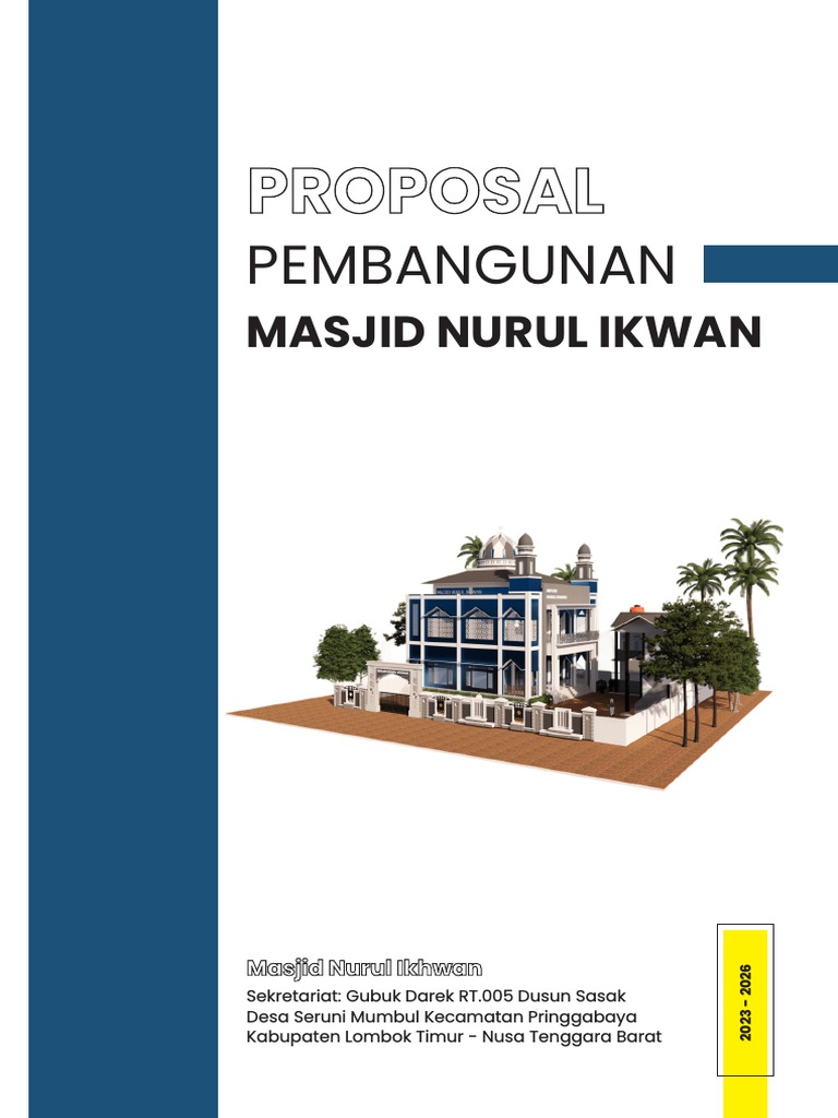Proposal Proyek Pembangunan Majid Nurul Ikhwan - Part1 | PDF