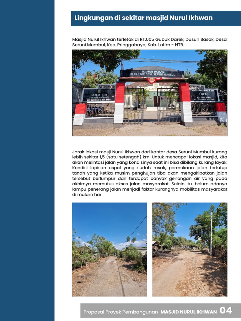Proposal Proyek Pembangunan Majid Nurul Ikhwan - Part6 | PDF