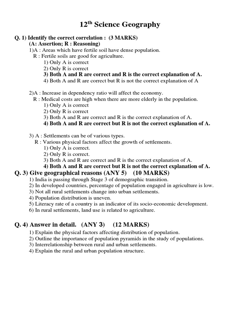 Geography English 2022 Pdf
