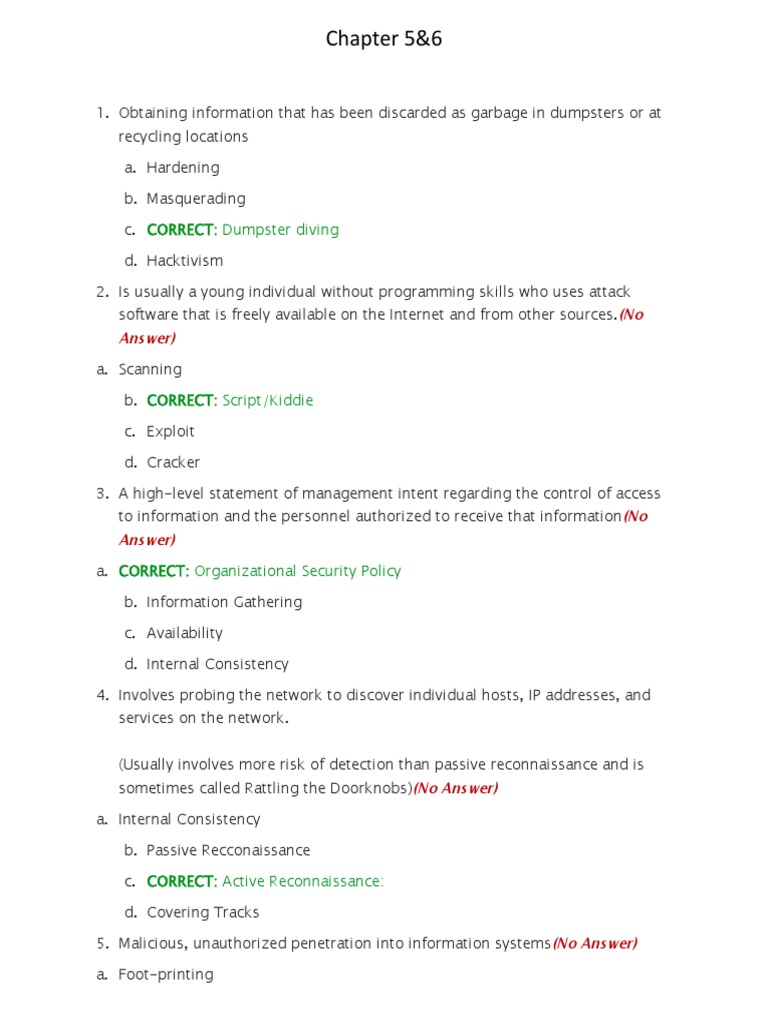 Cybersecurity Concepts and Terminology | PDF