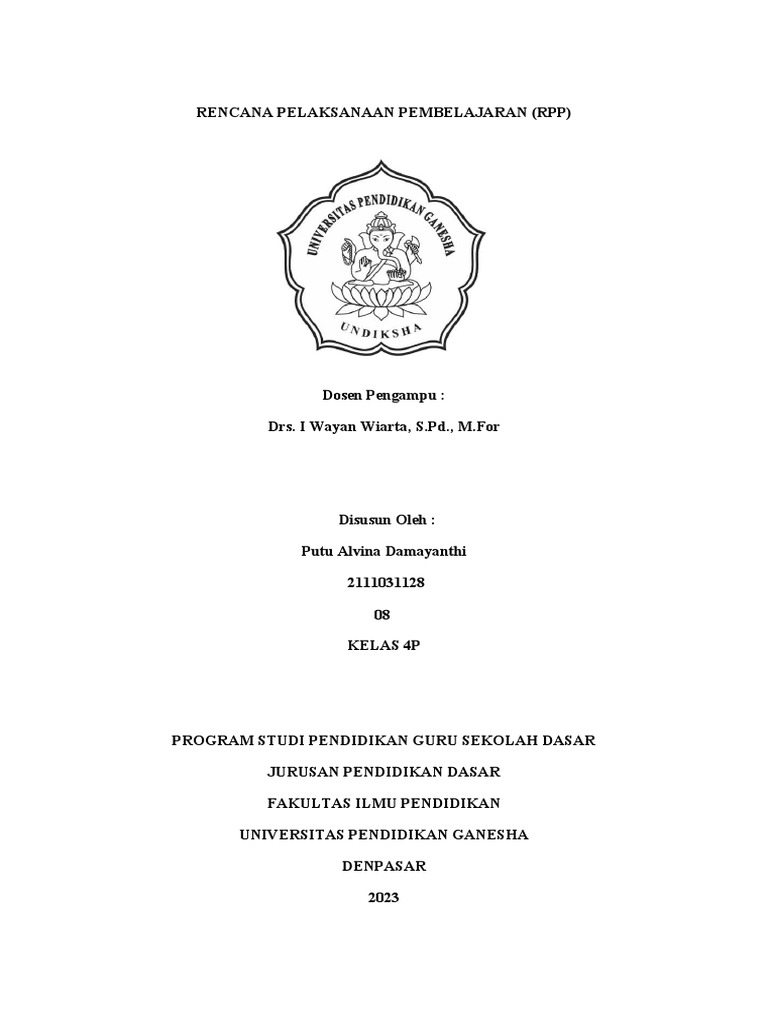 RPP Pengukuran Berat, Kapasitas & Sudut | PDF | Karier & Perkembangan | Seni