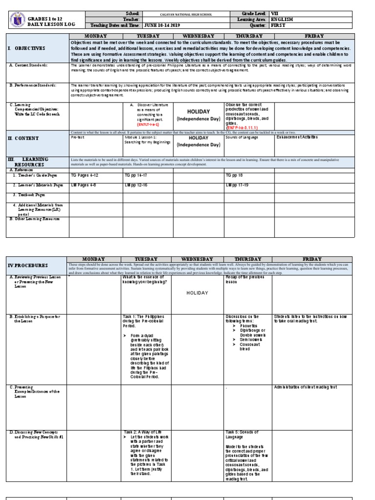 2019 G7 DLL 1ST Quater Week 2 | PDF | Learning | Cognitive Science 2019 G7 DLL 1ST Quater Week 2 | PDF | Learning | Cognitive Science