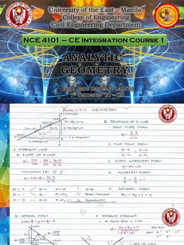 Formula Analytic Geometry | PDF