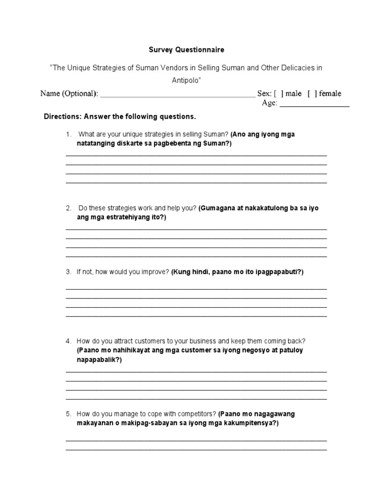 Survey-Final (Revised) | PDF