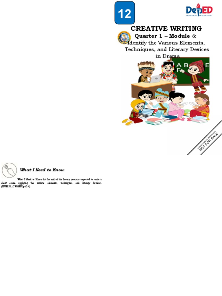 Creative Writing Quarter 1 Module 6 | PDF | Plot (Narrative) | Narrative