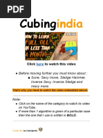 Algorithms OLL and PLL | PDF