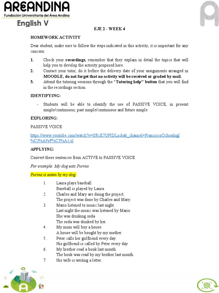 English 5 - EJE 2 - Week 4 | PDF