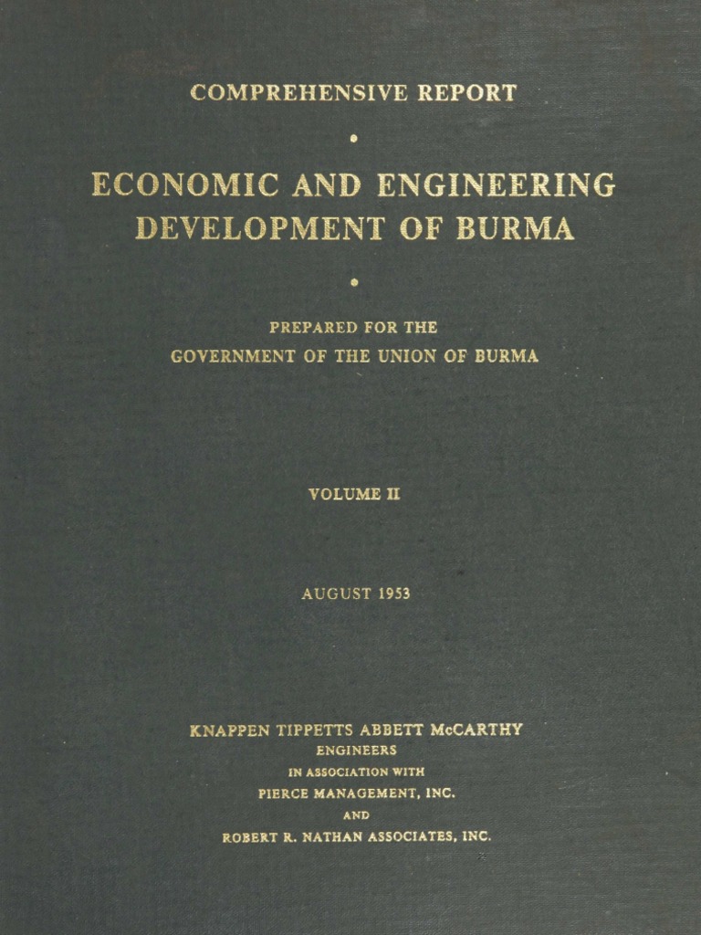 Vol 2 - Economic and Engineering Development of Burma 1953 | PDF | Telegraphy | Radio
