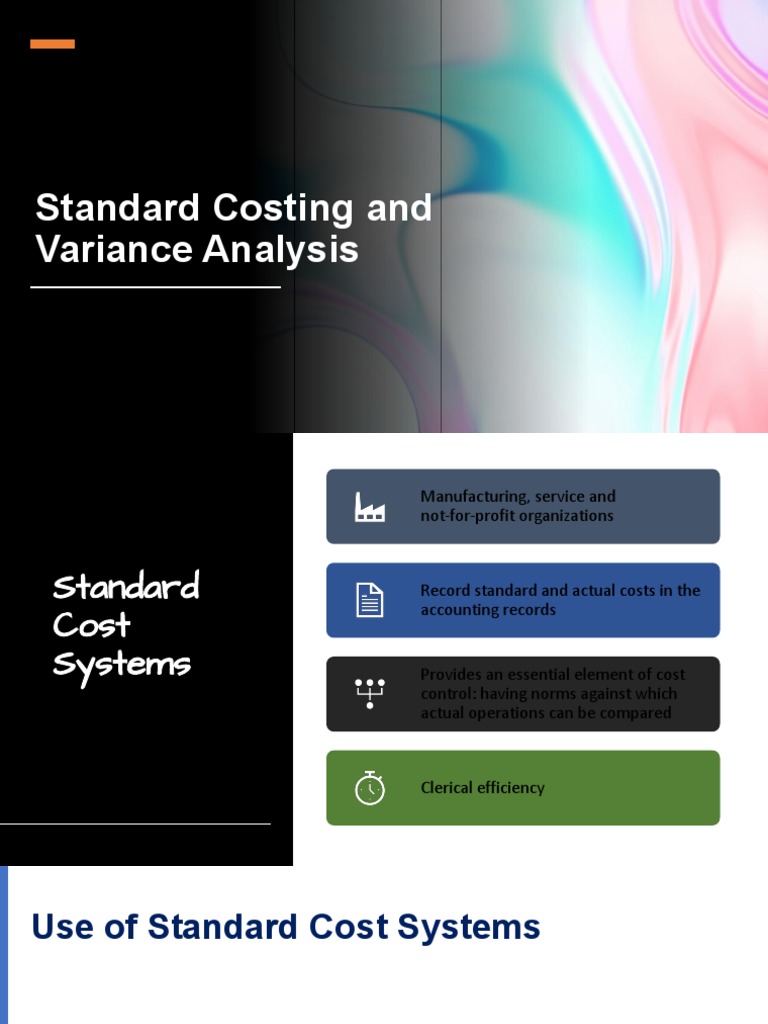 Lesson 5 - Standard Costing and Variance Analysis | PDF | Human Resource Management | Cost