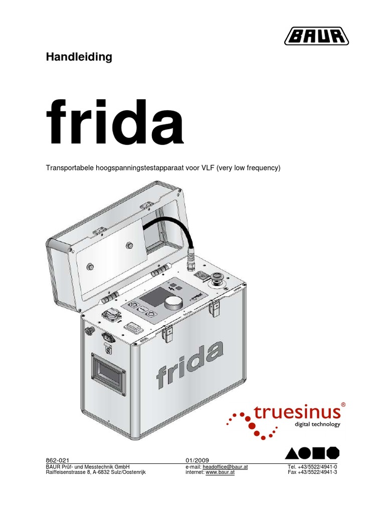 Frida VLF (Very Low Frequency) Hipot Test Device | PDF