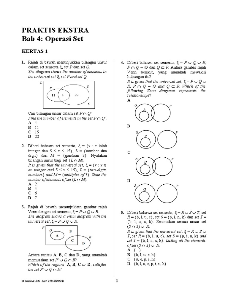 Praktis Ekstra Ting 4 Bab 4 | PDF | Teaching Methods & Materials