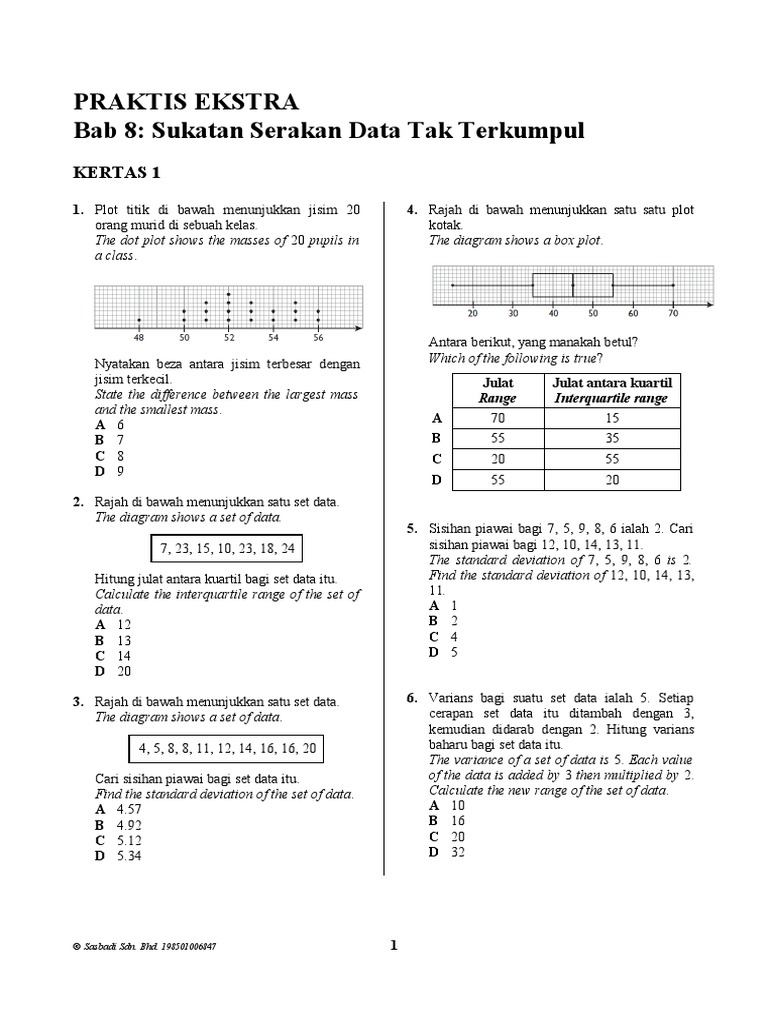 Praktis Ekstra Ting 4 Bab 8 | PDF
