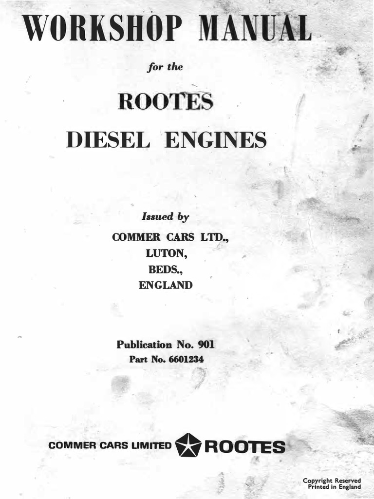 Root Es Diesel Engine Workshop Manual | PDF | Manual Transmission ...