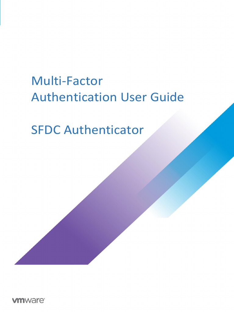 Multi-Factor Authentication User Guide | PDF | Login | Mobile App