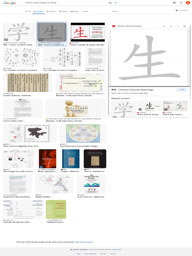 Chinese Writing Collage Xue Sheng' - Google Search 2 | PDF | Chinese ...