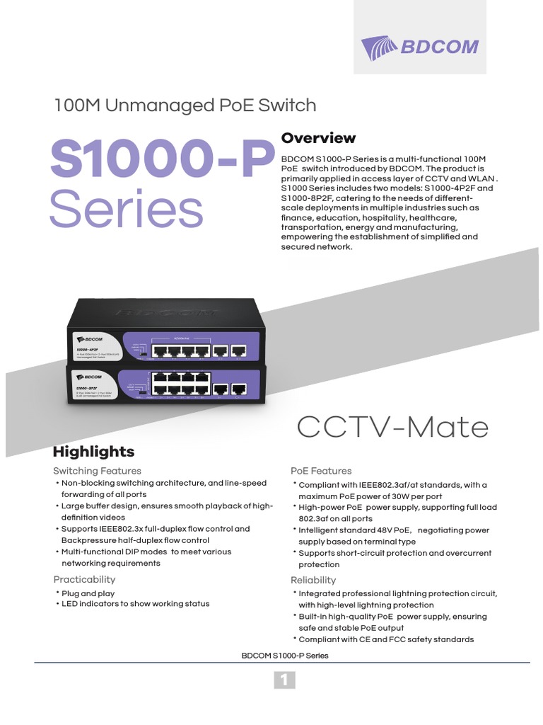 S1000 P Series | PDF | Power Supply | Computer Networking