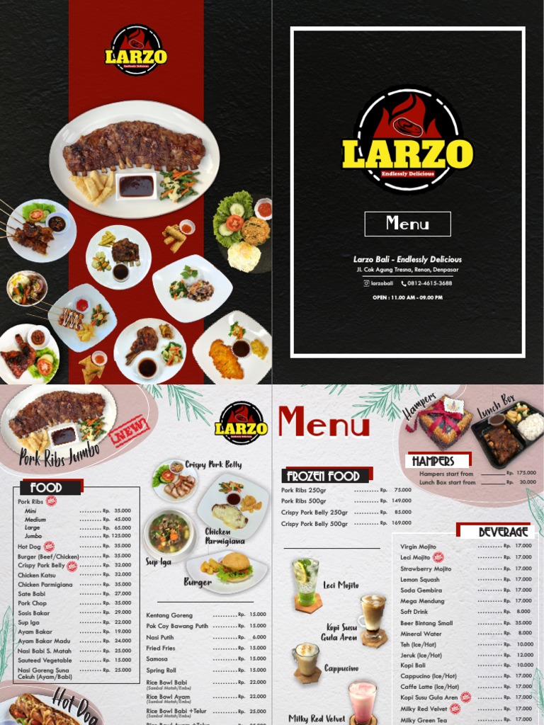 Menu Larzo Juni 2023 | PDF | Asian Cuisine | Indonesian Cuisine