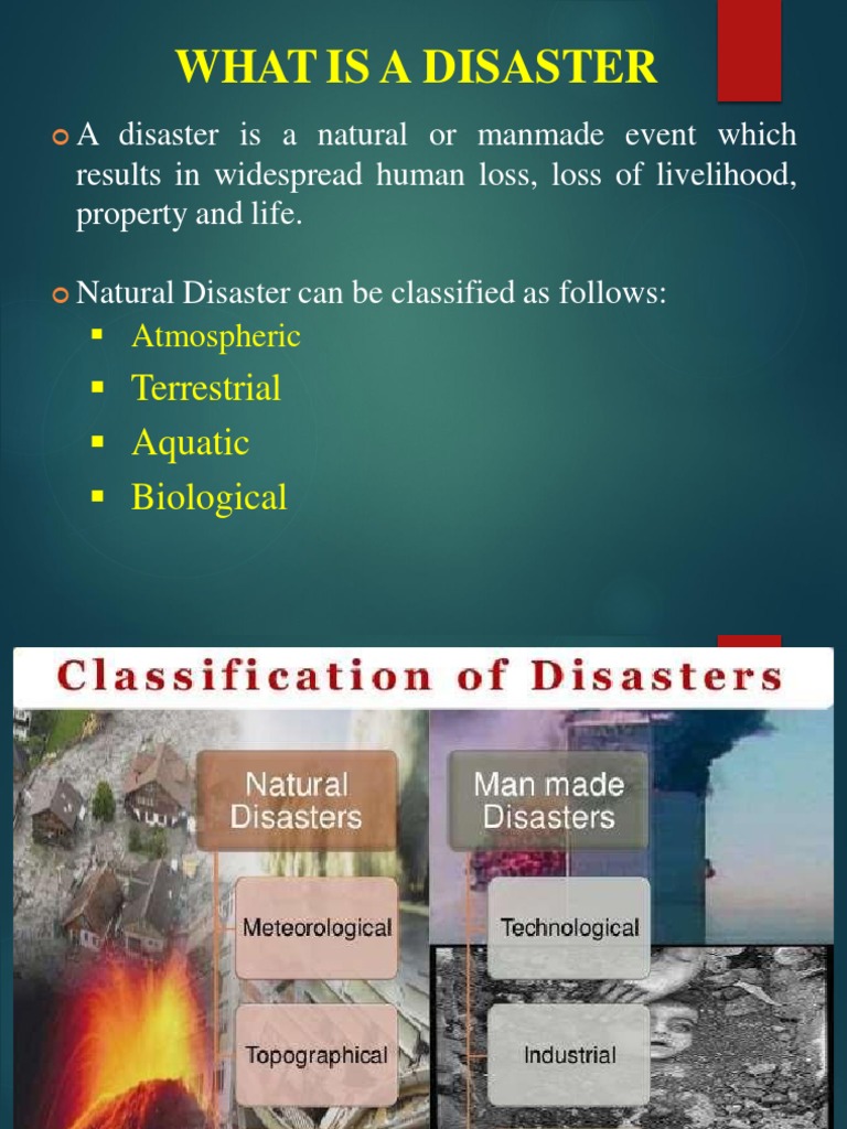 Types of Disasters: Natural & Man-Made | PDF | Emergency Management ...
