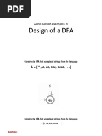 DFA Solved Examples | PDF | String (Computer Science) | Computer Science