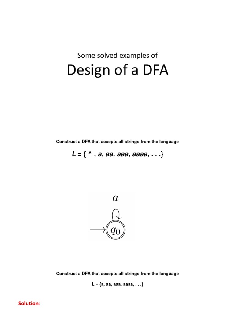DFA Examples 2 | PDF | Language Arts & Discipline | Computers