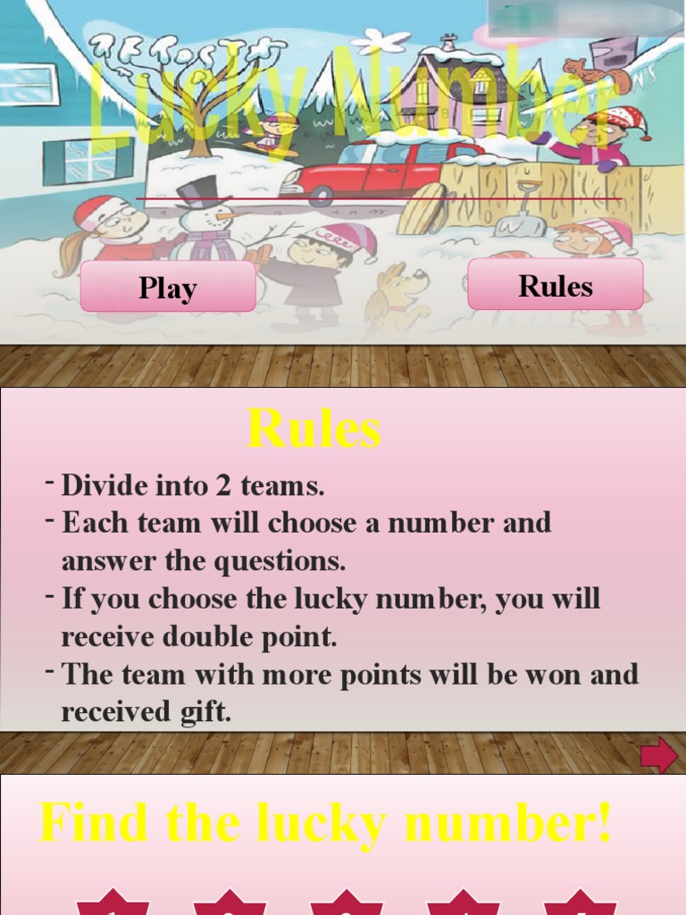 Game - Lucky Number CNGD | PDF | Human Appearance | Consumer Goods