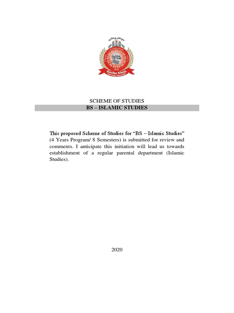 Bs Islamic Studies | Download Free PDF | Chemistry | Hadith