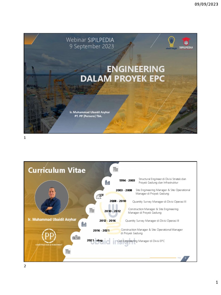 Engineering Dalam Proyek Epc 090923 Pdf