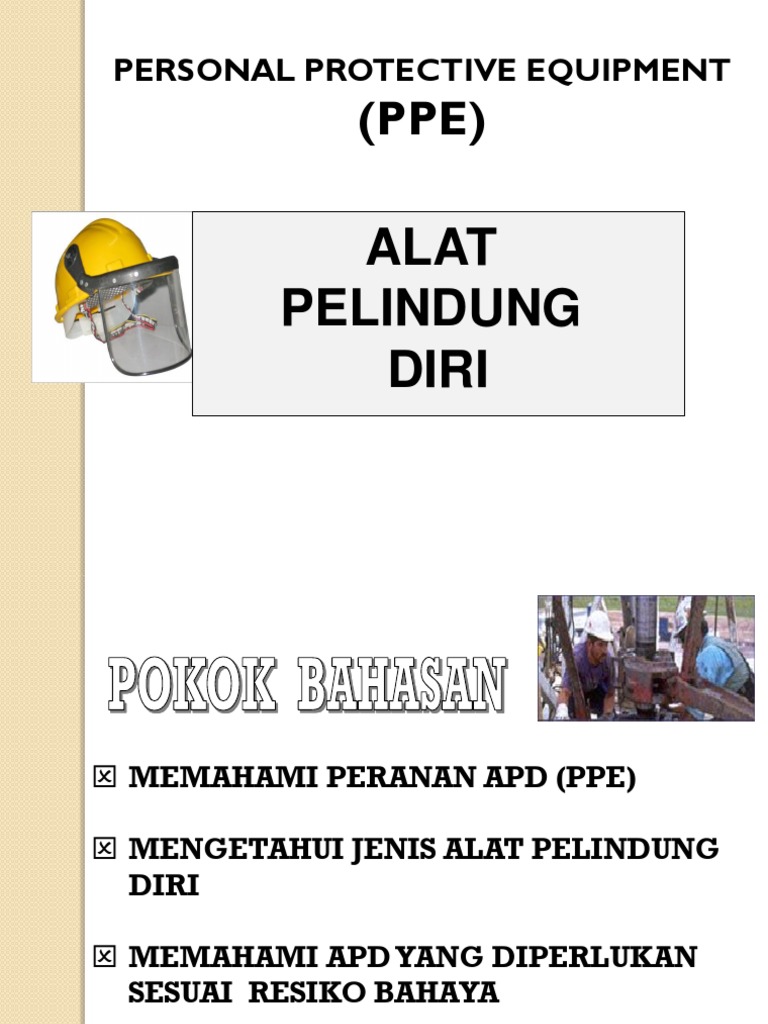 4. Alat Pelindung Diri | PDF