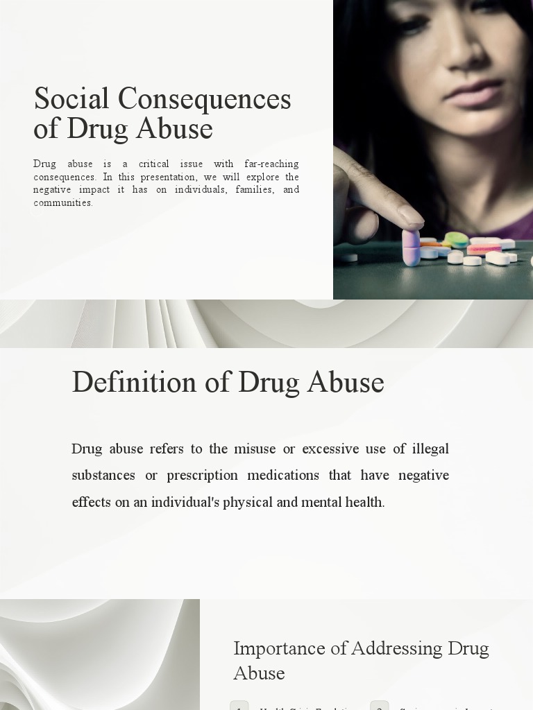 Social Consequences of Drug Abuse | PDF | Substance Abuse | Mental Health
