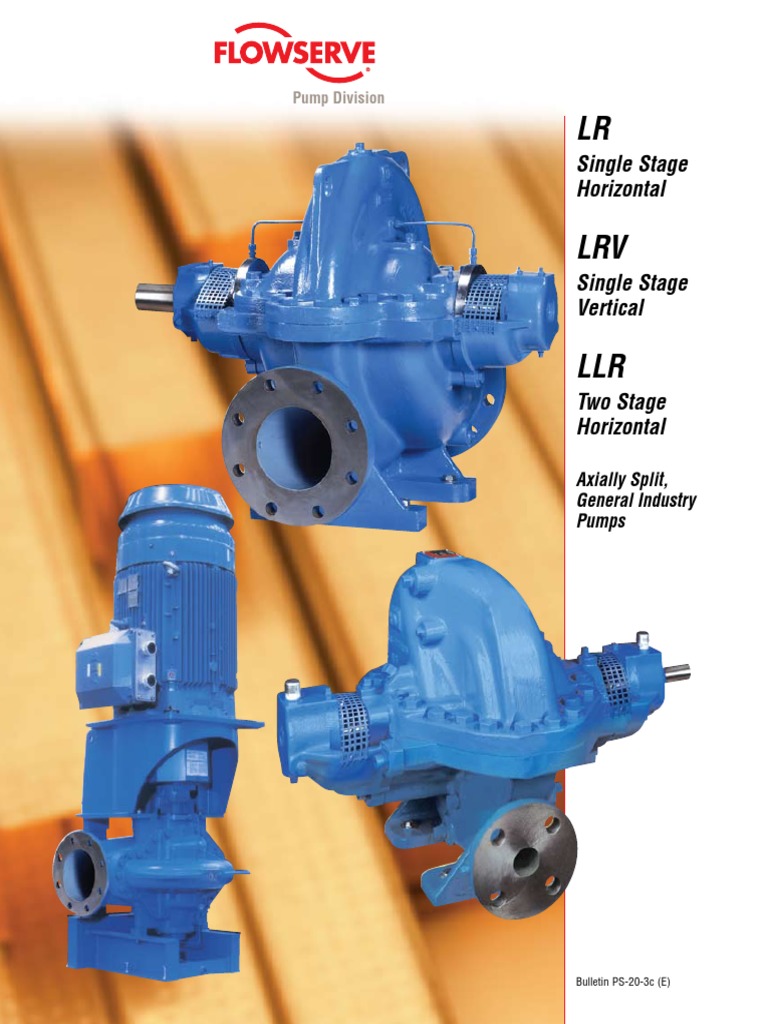 Flowserve Pumps Split Case LR LRV LLR | PDF
