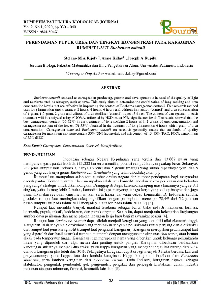 Perendaman Pupuk Urea Dan Tingkat Konsen fd247b67 | PDF | Kesehatan Holistik