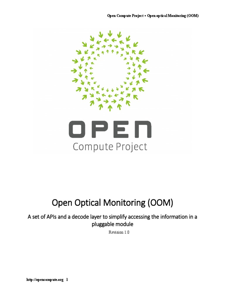 Open_Optical_Monitoring_OCP_Specification_v1_0 | PDF | Computer ...