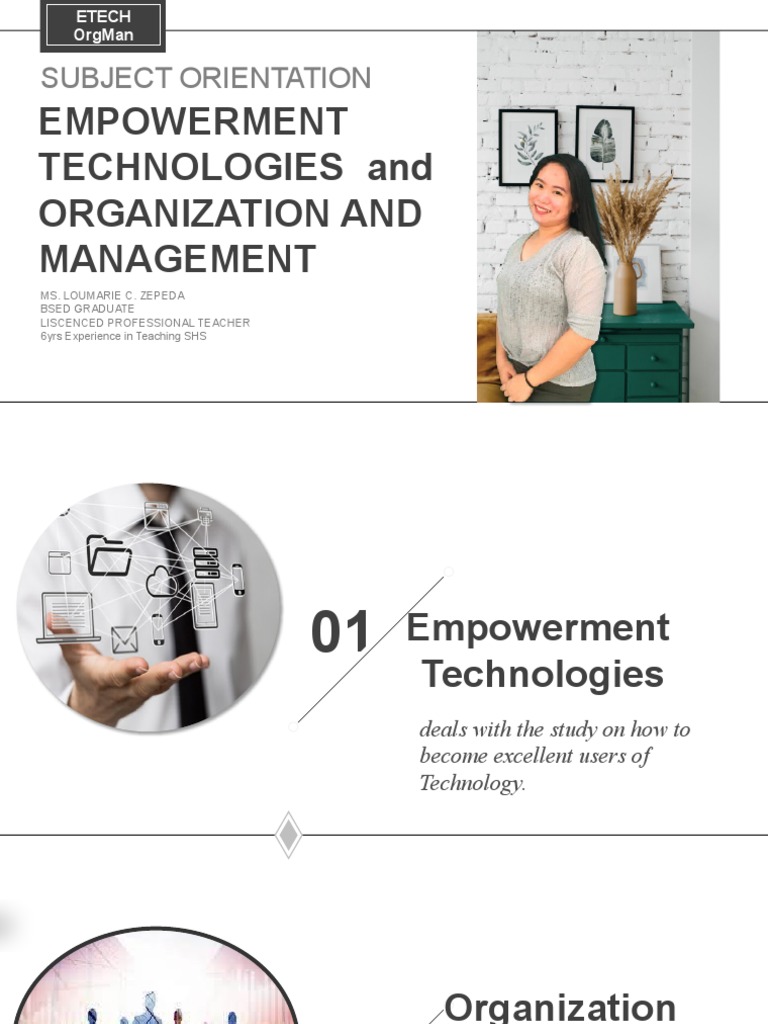 2022 Subject Orientation-ETECH | PDF