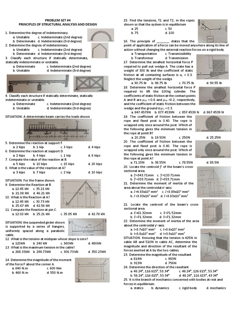 Problem Set 4 PSAD | PDF | Force | Physics