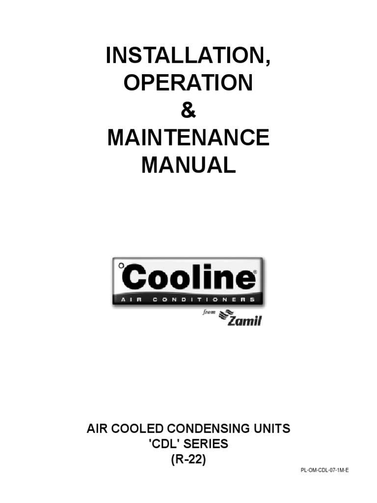 Cooline CDL Series | PDF | Air Conditioning | Pipe (Fluid Conveyance)